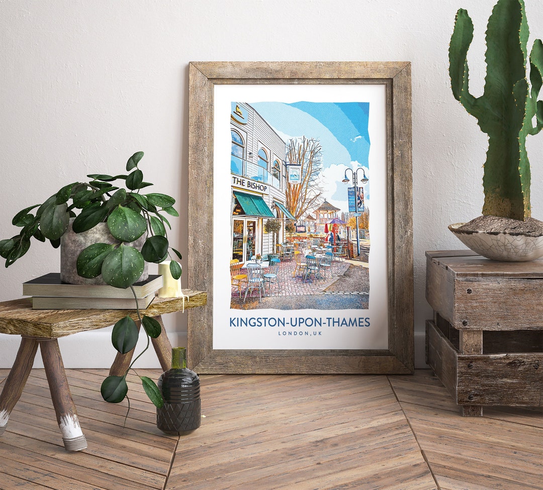 The Bishop Pub Kingston-upon-thames Postcard London Print - Etsy