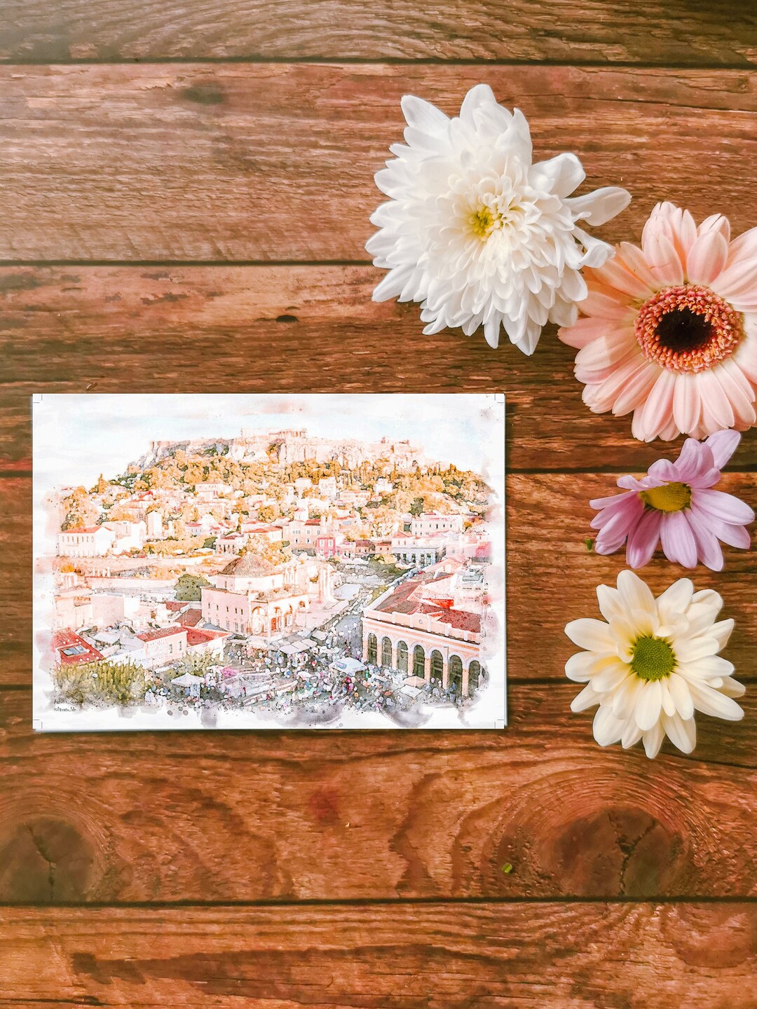 Athens Greece Travel Postcard Greece Travel Postcards Athens Postcard ...