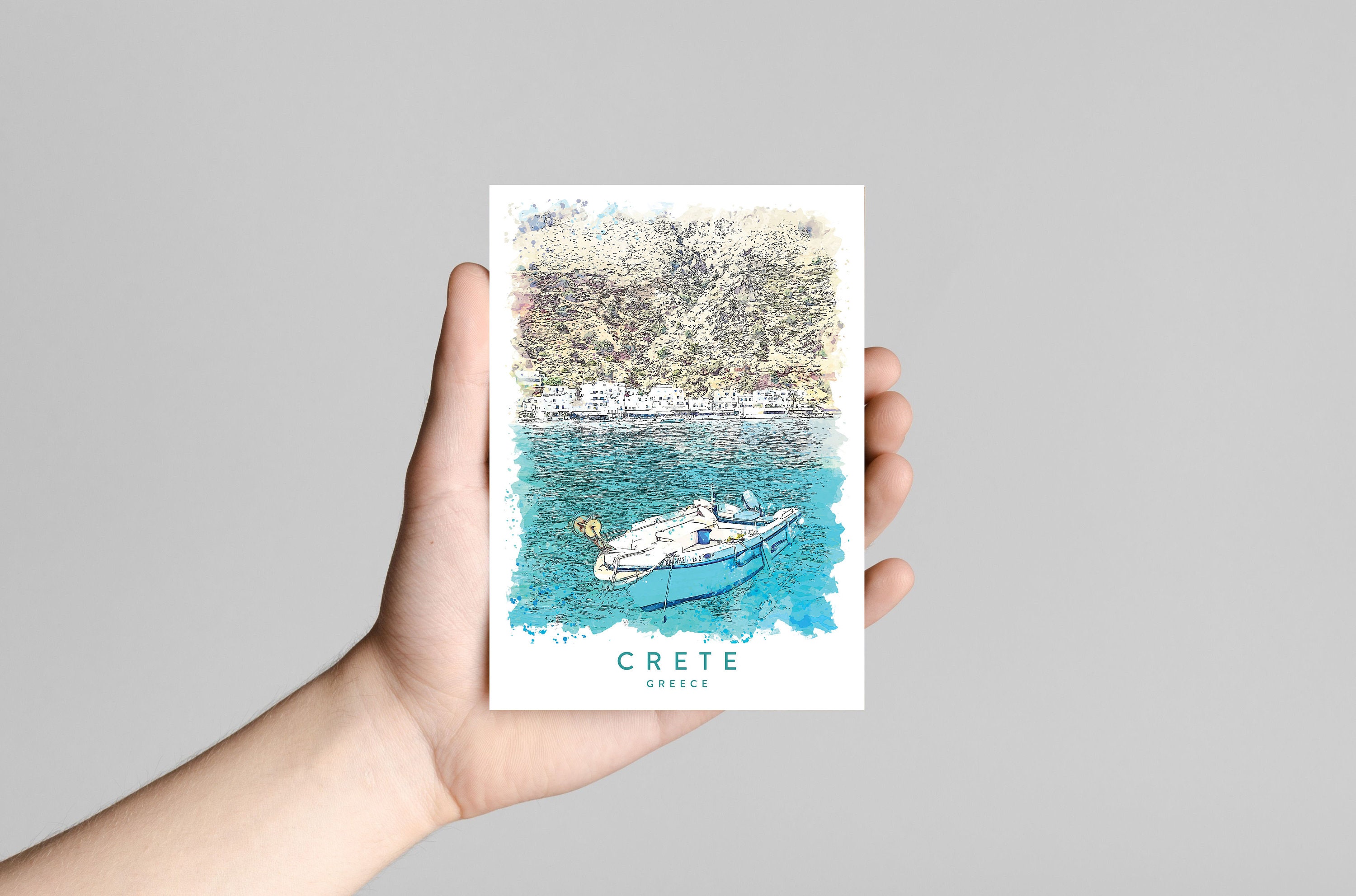 Crete Print Crete Postcard Crete Wall Art Crete Poster - Etsy UK