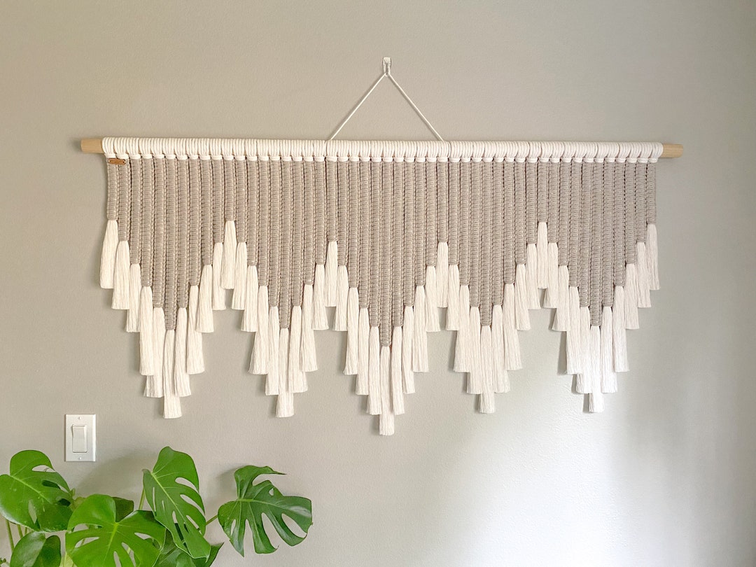 Extra Large Macrame Wall Hanging- Macrame Tapestry//boho Headboard//ivory Macrame-white Macrame ...