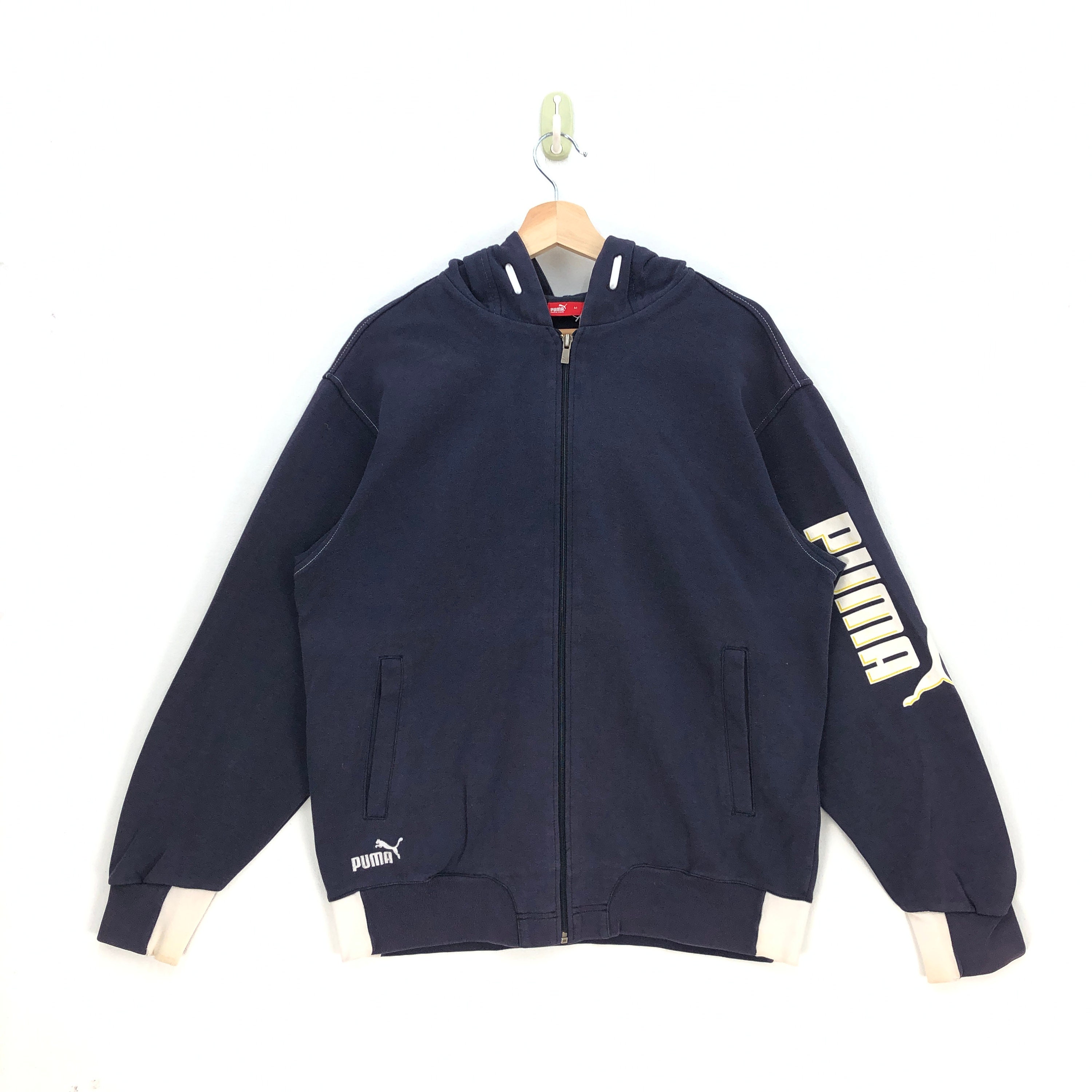 Vintage 1990s PUMA Pullover Hoodie Women Medium Puma Logo Sportswear ...