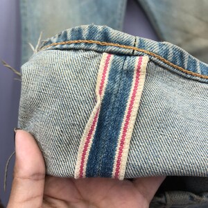 Size 30x34 Vintage Edwin 505x Selvedge Distressed Jeans 90s Edwin Women High Rise Pants Edwin ...