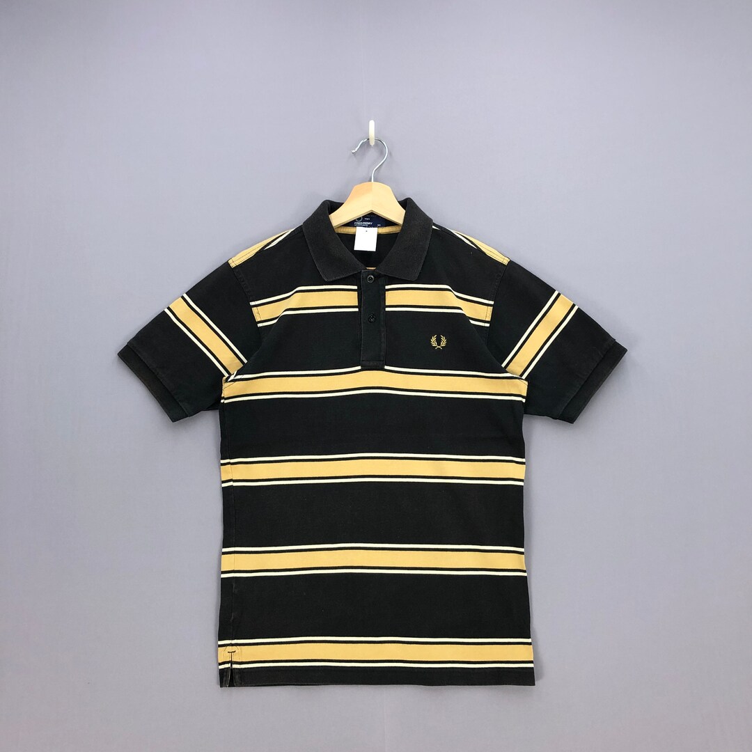 Vintage 90s Fred Perry Polo T Shirt Xsmall Fred Perry Striped Polo Tee ...