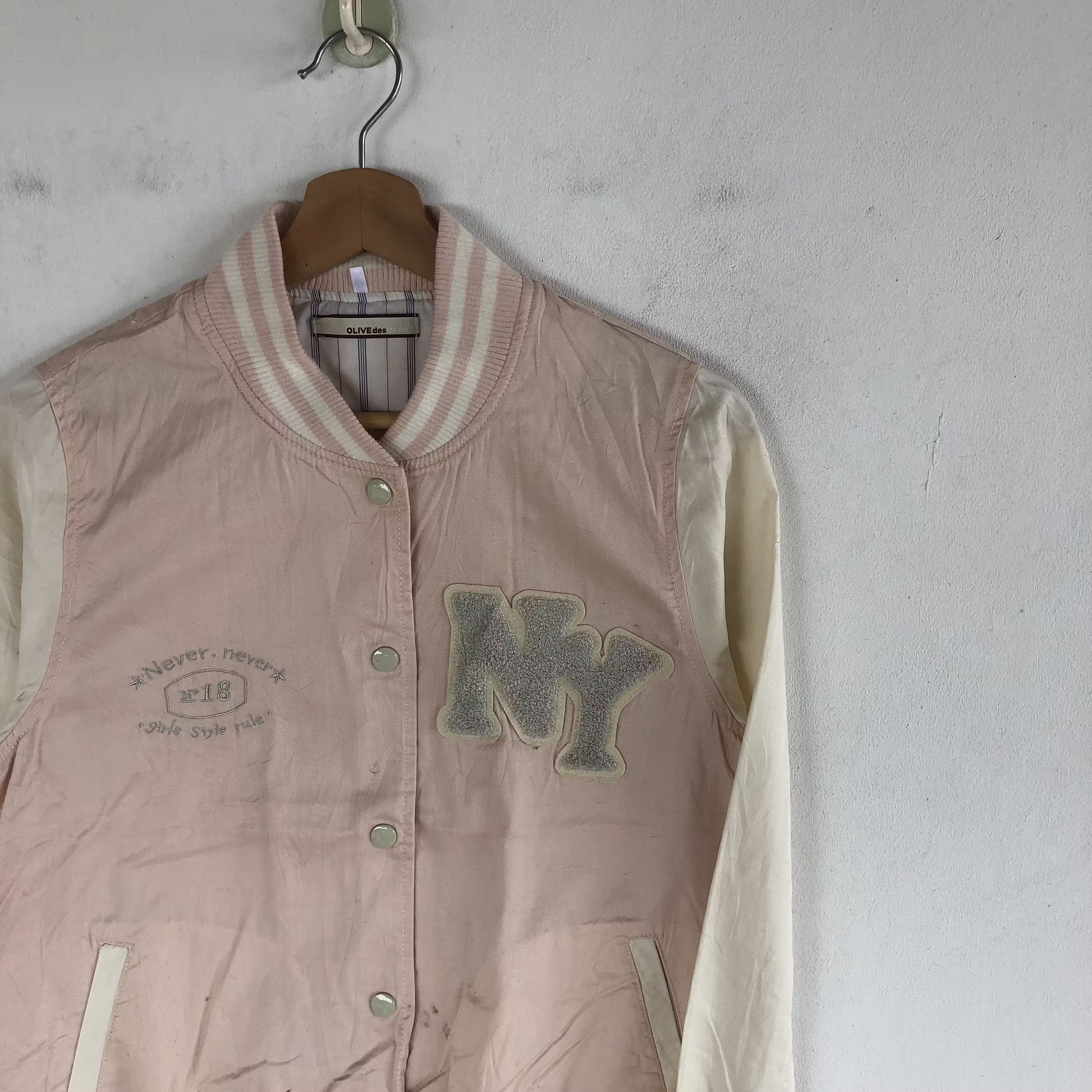 Vintage NY Letterman Japanese Varsity Jacket Japanese Harajuku - Etsy