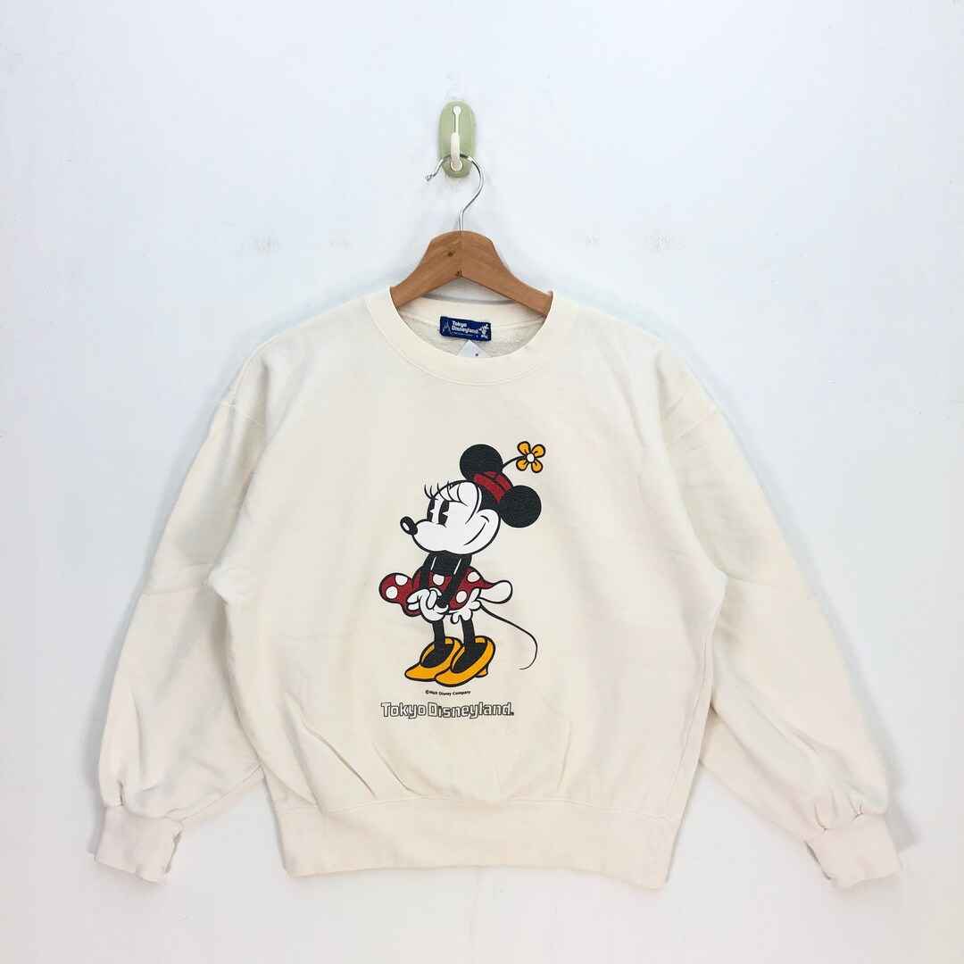 Vintage Minnie Mouse Sweater 90s Disney Minnie Mouse Crewneck ...