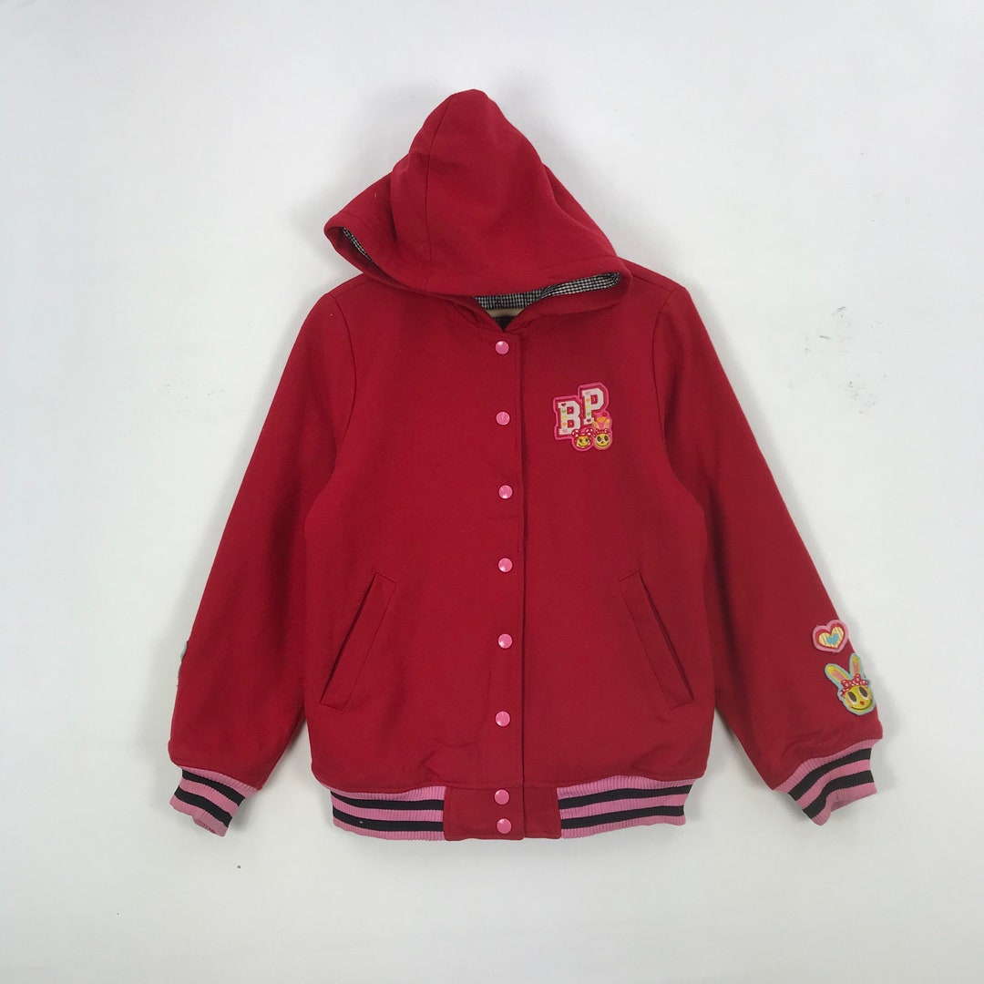 Vintage KLC Hoodie Japanese Varsity Jacket 90s Japanese Letterman KLC ...