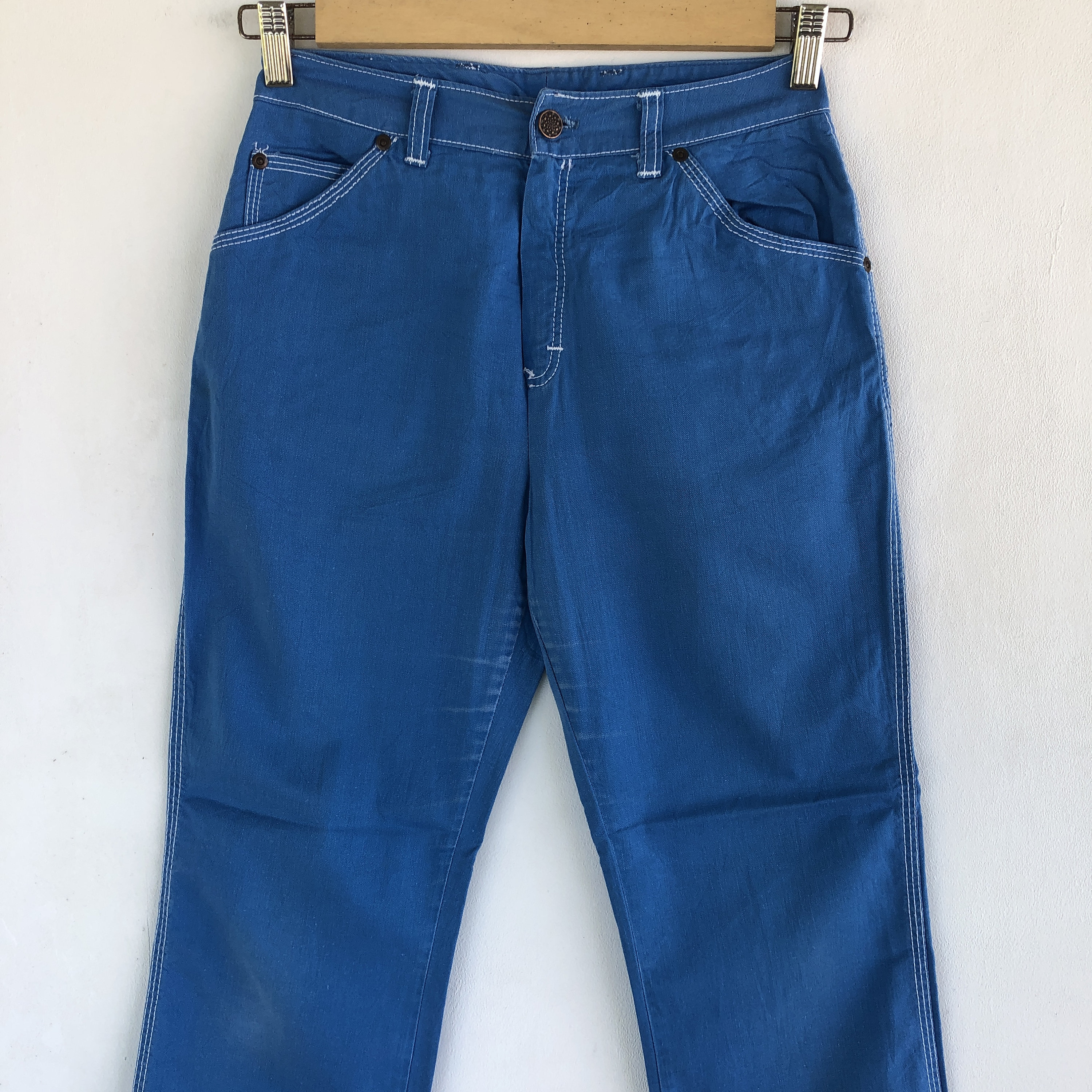 W26 Vintage 70s Sears JR Bazaar Jeans Women High Waisted Pants 1970s ...