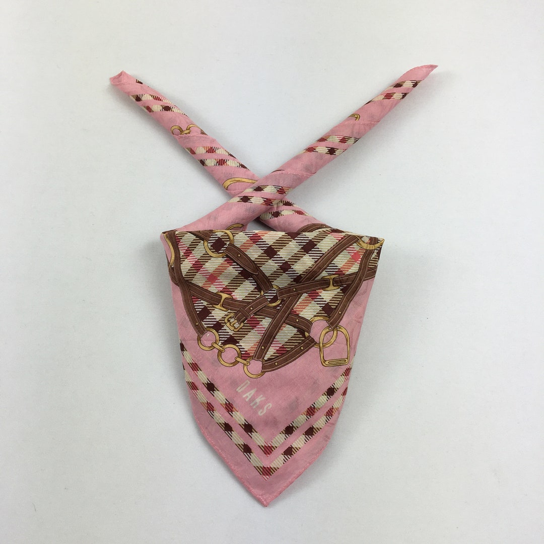 Vintage Dak London Handkerchief Daks Bandana Pocket Squares Neckerchief ...