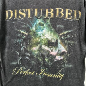 Vintage Y2k Disturbed Perfect Insanity Album Cover T-shirt Large ...