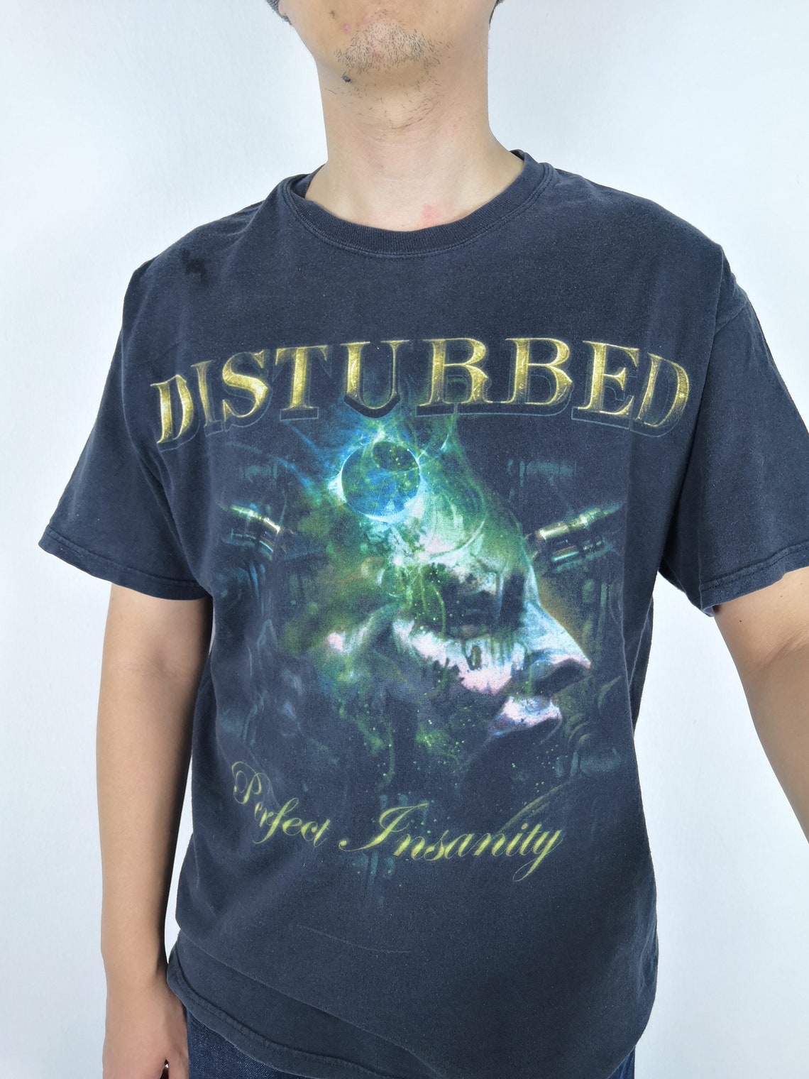 Vintage Y2k Disturbed Perfect Insanity Album Cover T-shirt - Etsy