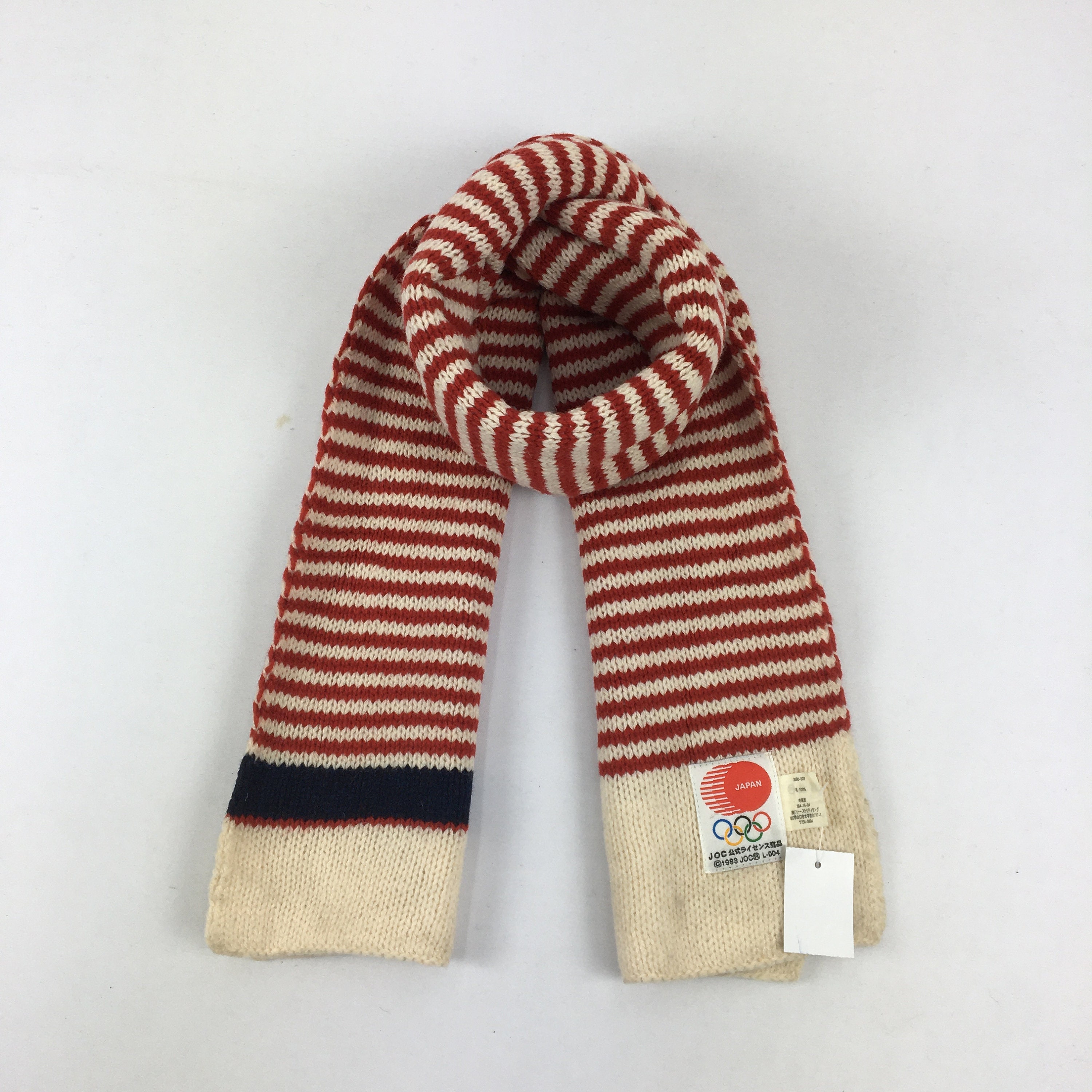 Vintage Olympic Japan Scarf Wool Scarf Multi Color Cashmere | Etsy