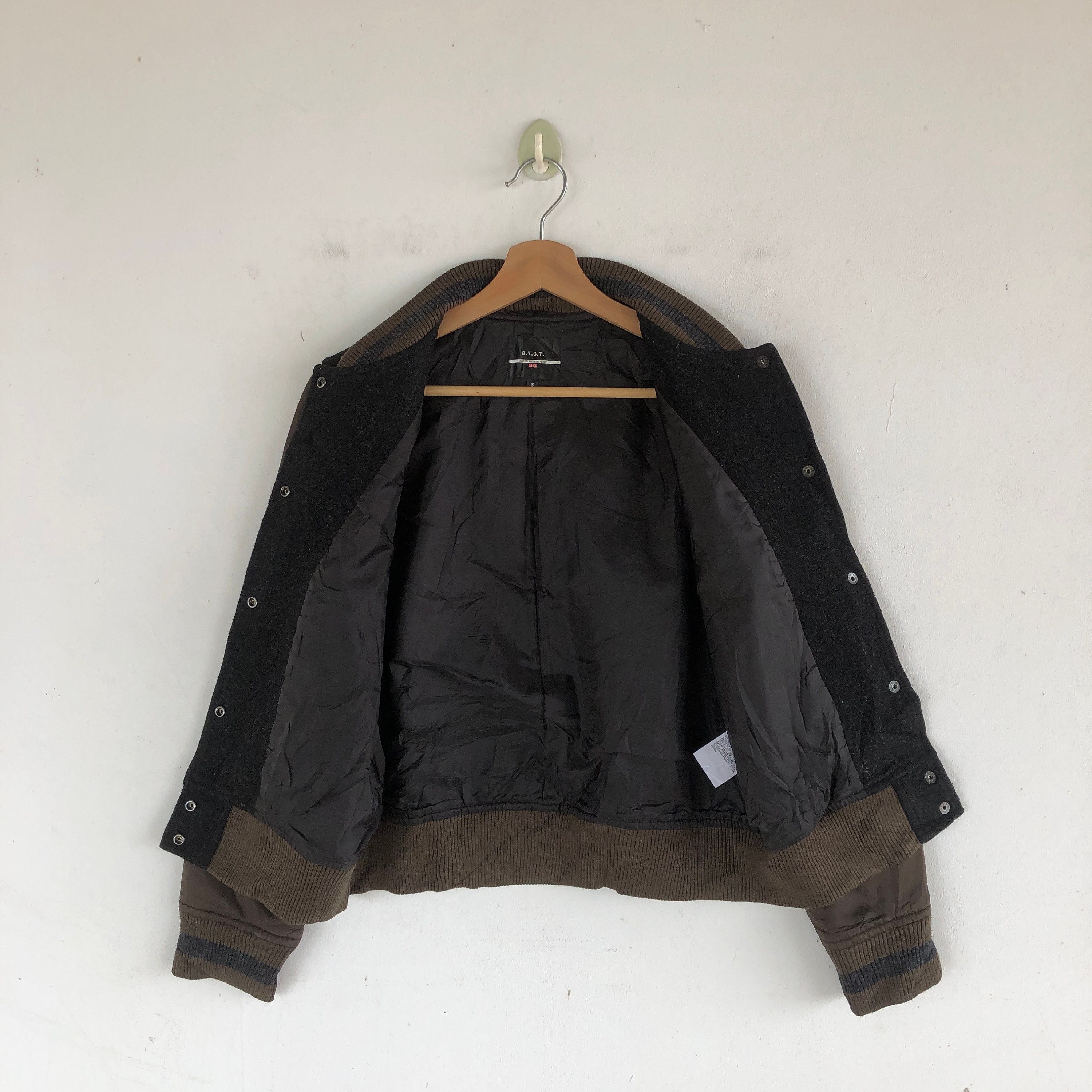 Vintage Japanese Varsity Jacket Y2k Japanese Harajuku Cyberpunk Jacket ...