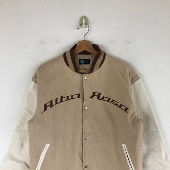 Vintage Alba Rosa Varsity Jacket 90s Alba Rosa Letter… - Gem
