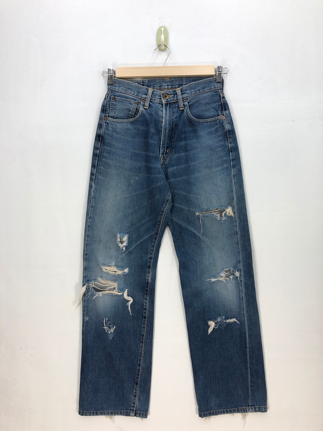 W26 Vintage Edwin 505 Disressed Selvedge Jeans 90s Edwin Women - Etsy