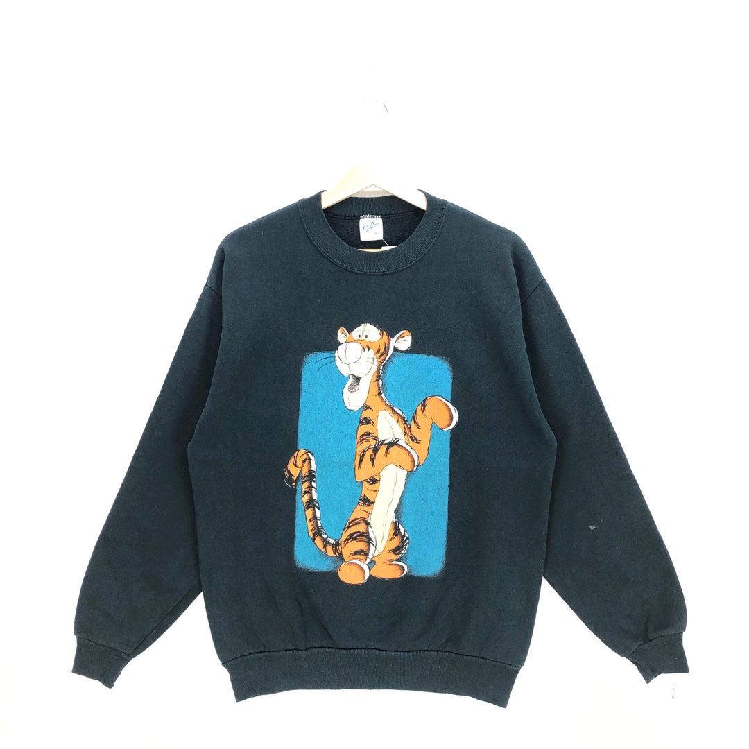 Vintage Pooh Disney Tigger Sweater 90s Pooh Cartoon Movie Sweatshirt ...