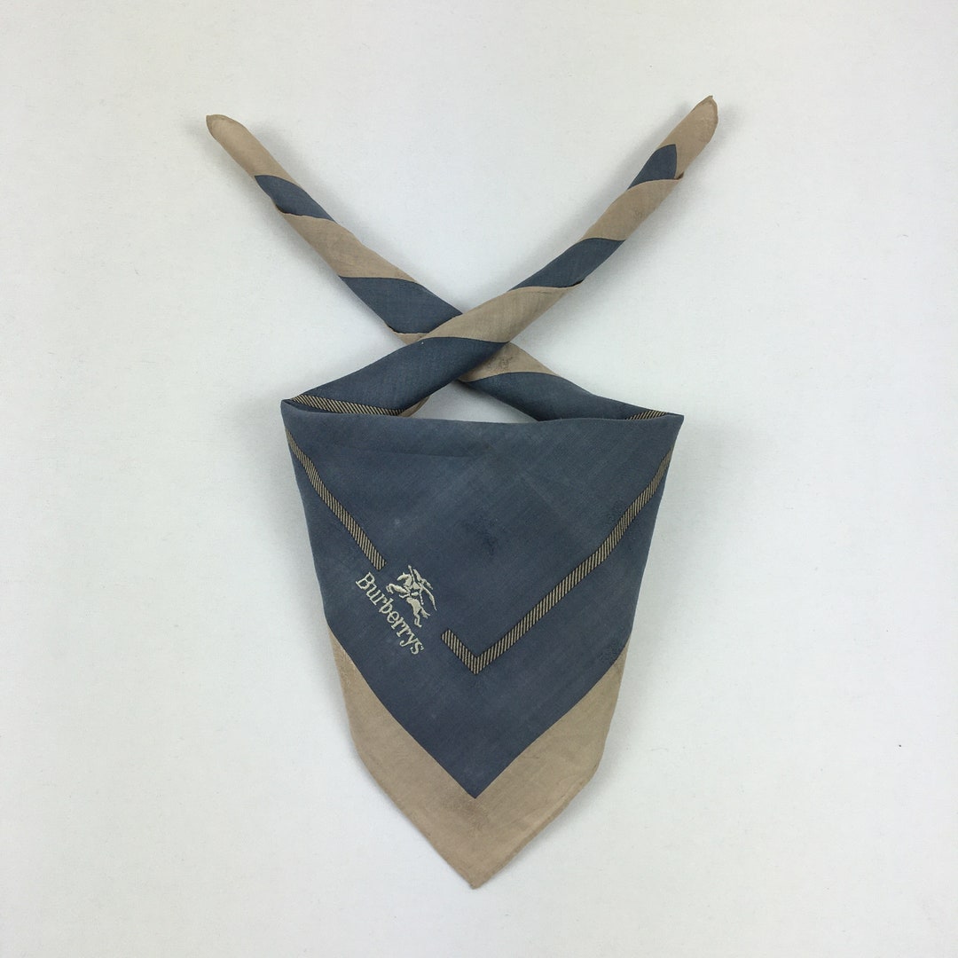 Vintage Burberry Handkerchief, Bandana, Accessories, Burberry Scarf ...