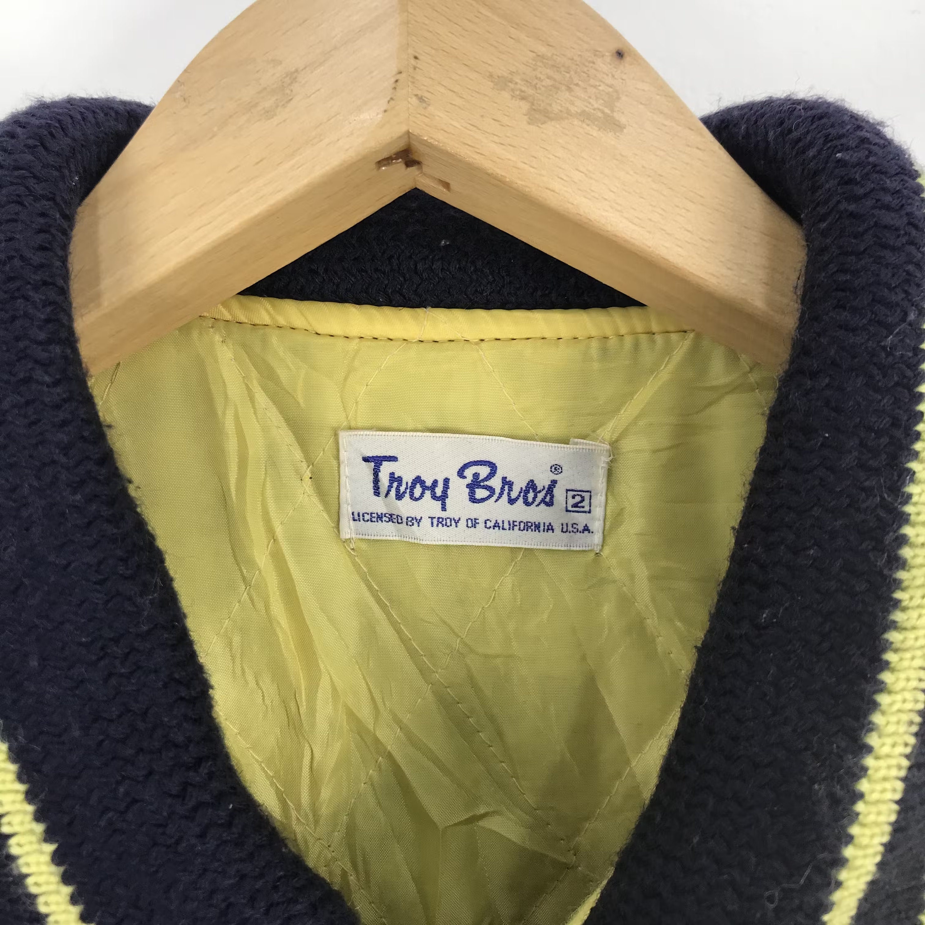 Vintage Troy Bros Varsity Jacket 90s Troy Bros Wool Letterman Jacket ...