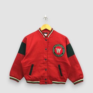 Vintage A Cinema Club Liverpool Traditional Jacket 90s Letterman Wool ...