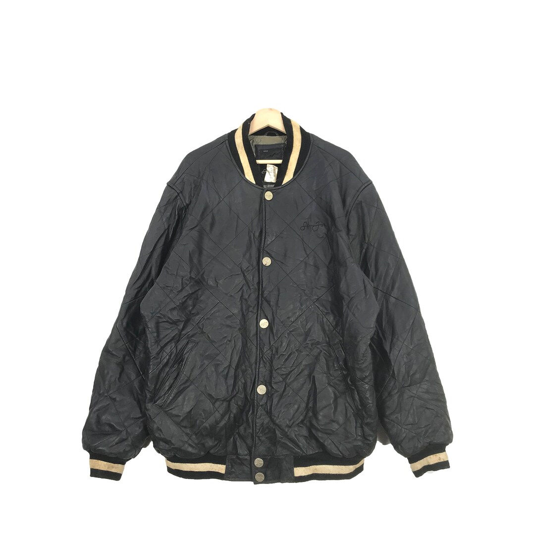 Vintage Sean John Quilt Varsity Jacket 90s Sean John Leather Jacket ...