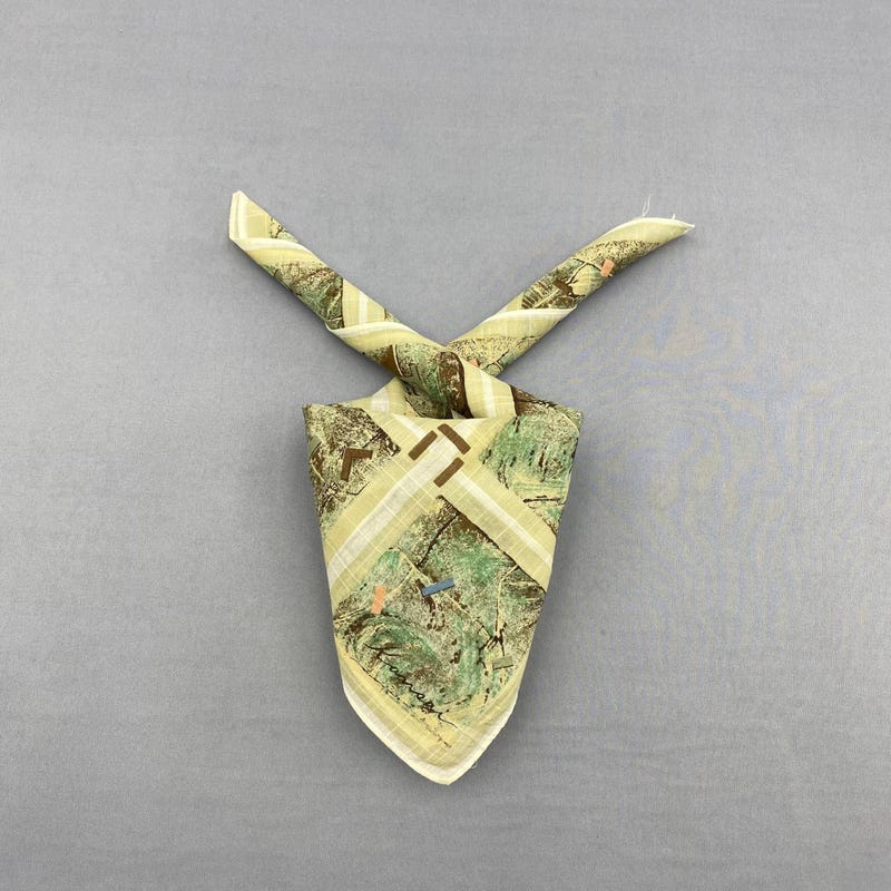 Vintage Artwork Bandana - Etsy UK