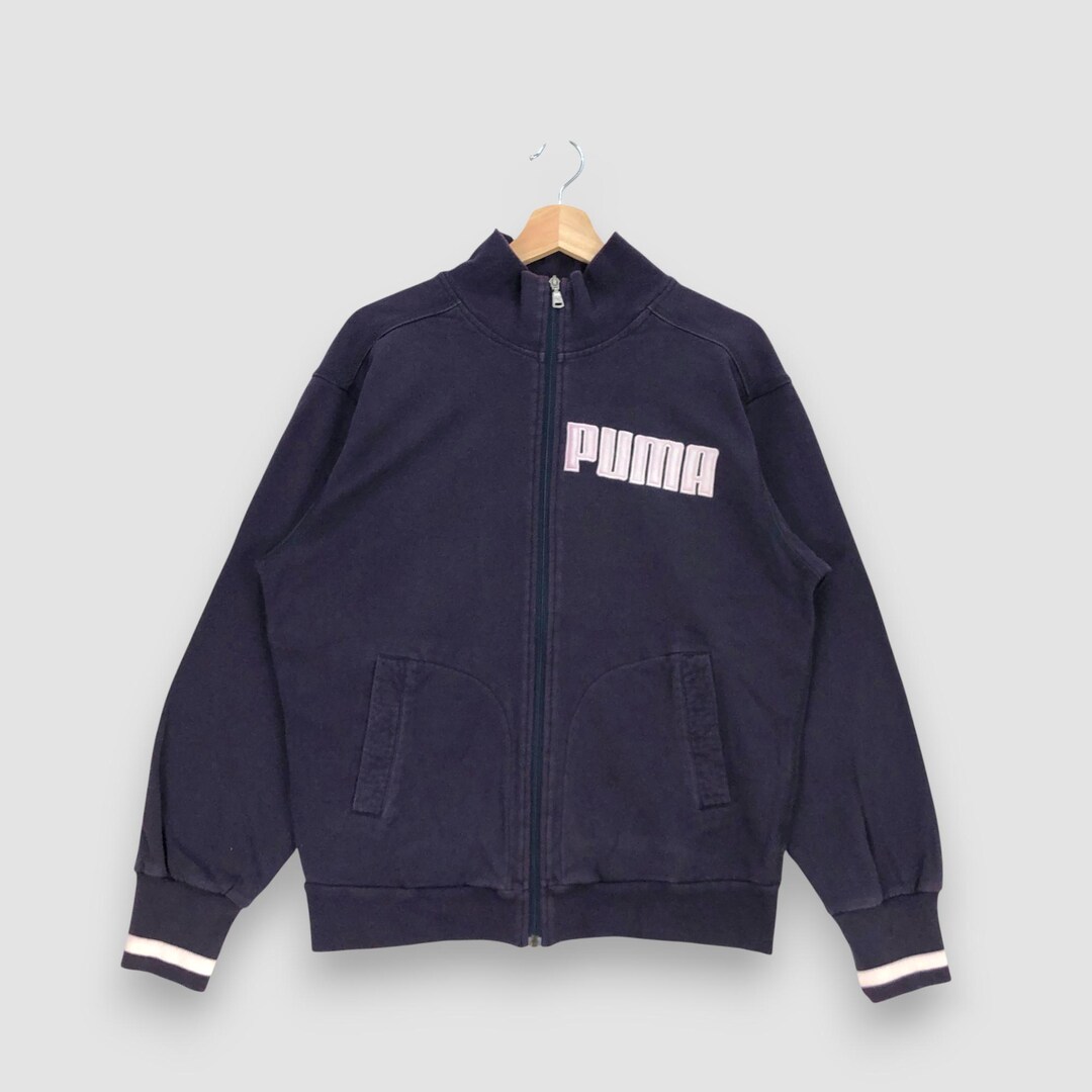 Vintage Puma Zipper Sweater Large Puma Sweatshirt Full Zipper ...