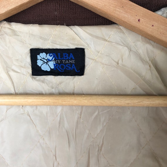 Vintage Alba Rosa Varsity Jacket 90s Alba Rosa Letter… - Gem