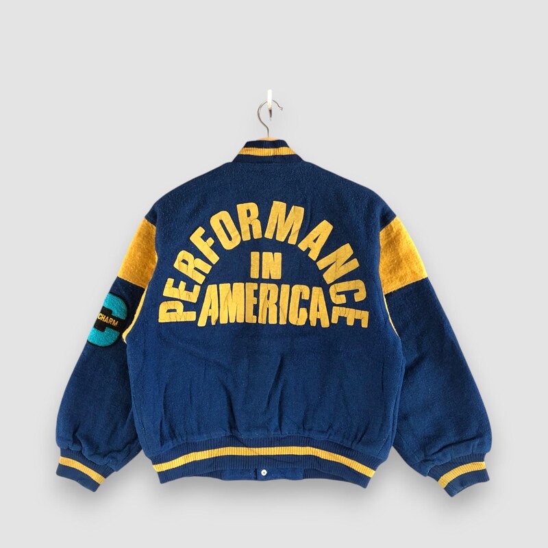 90s Baseball Jacket - Etsy