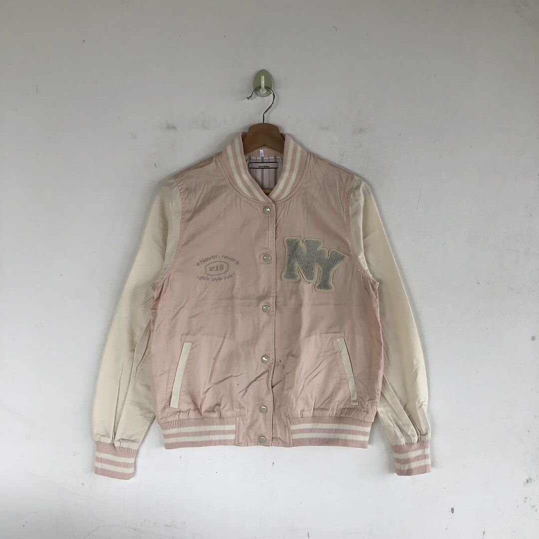 Vintage NY Letterman Japanese Varsity Jacket Japanese Harajuku - Etsy