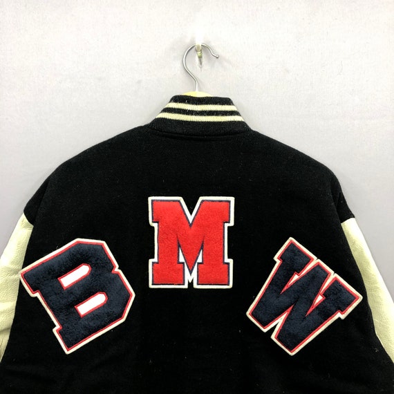 Vintage BMW Phinx Varsity Letterman Jacket 90s Bomber… - Gem
