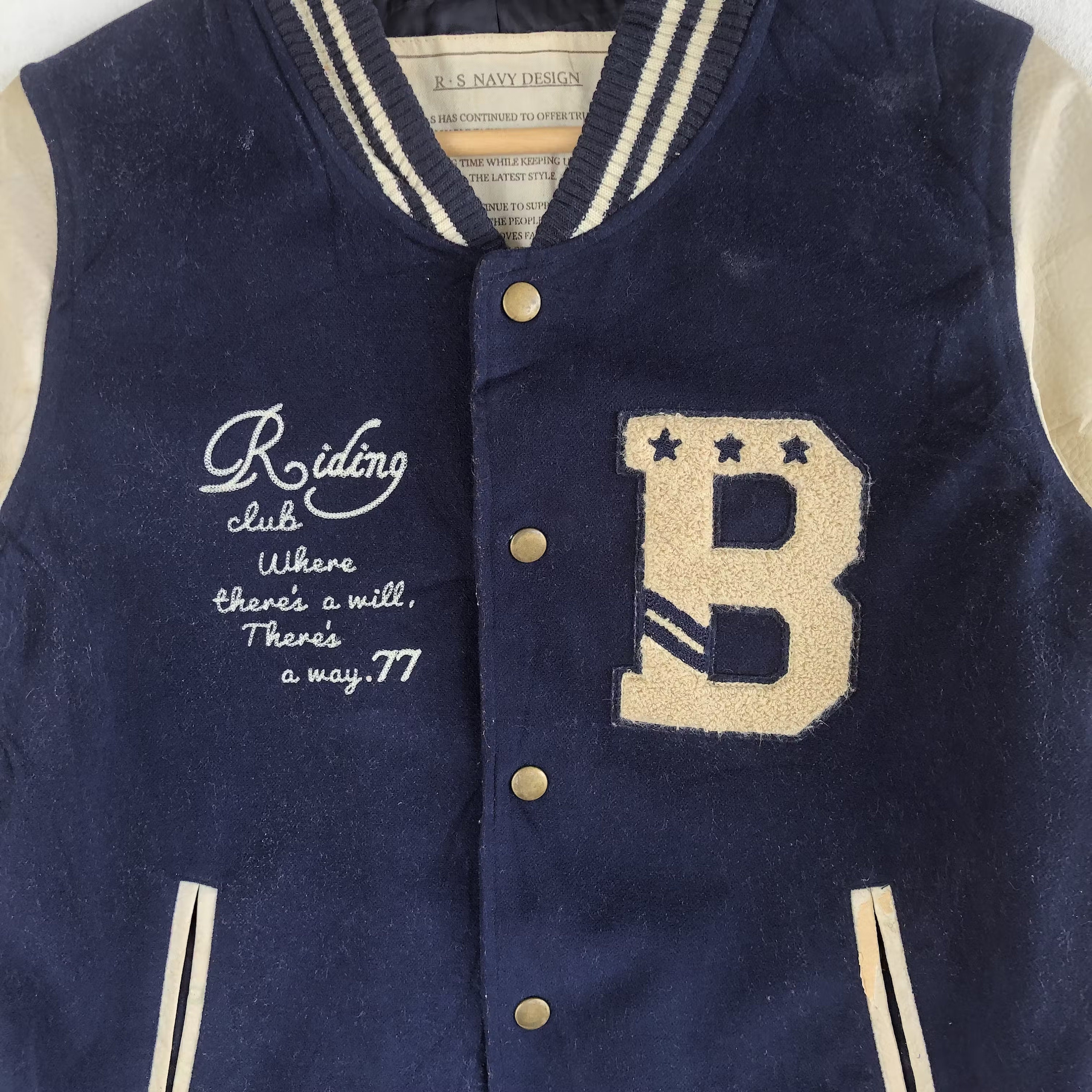 Vintage Japanese Varsity Jacket 90s University Jacket Xsmall Men's ...