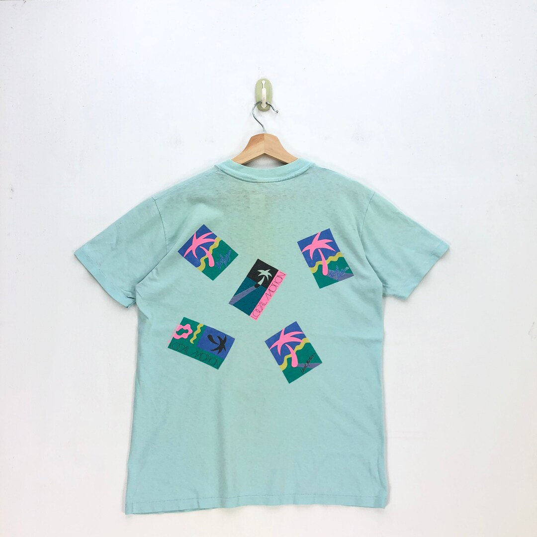 Vintage 90s Local Motion T Shirt Medium 1997 Local Motion Hawaiian ...