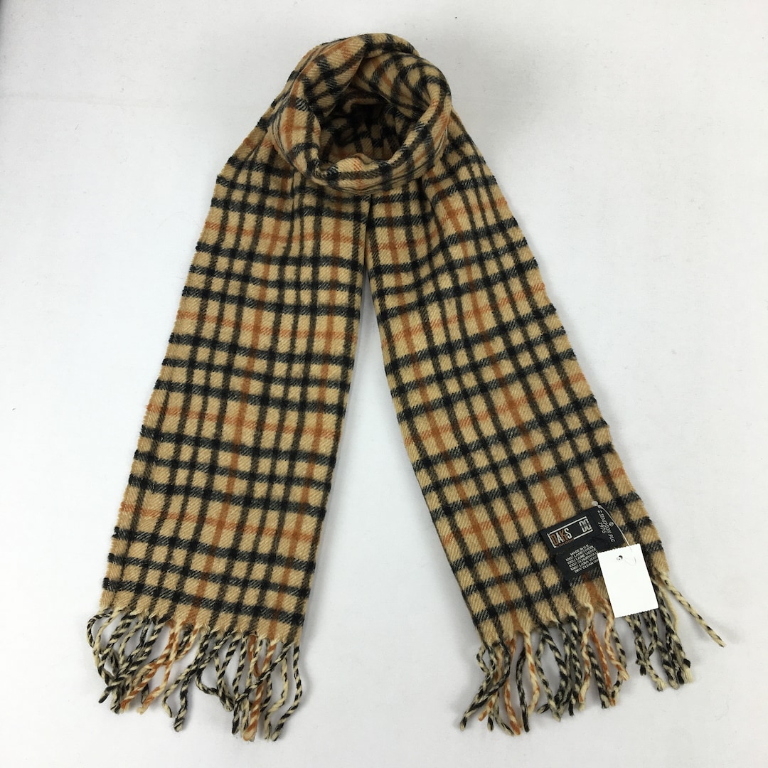 Vintage Daks London Wool Scarf Daks London Lambswool Scarves - Etsy
