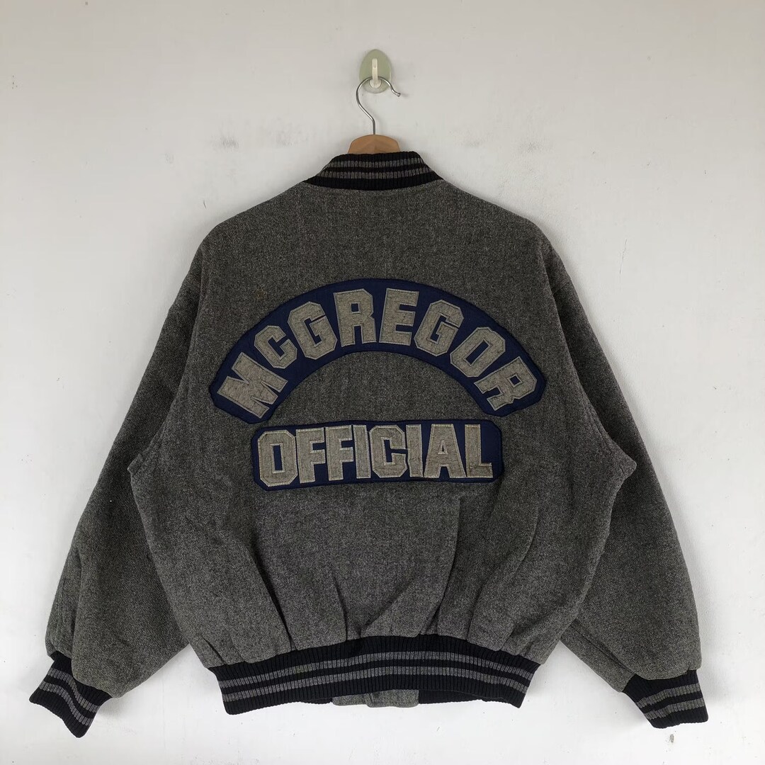 Vintage Mcgregor Varsity Jacket 90s Mc Gregor Letterman Baseball Jacket ...