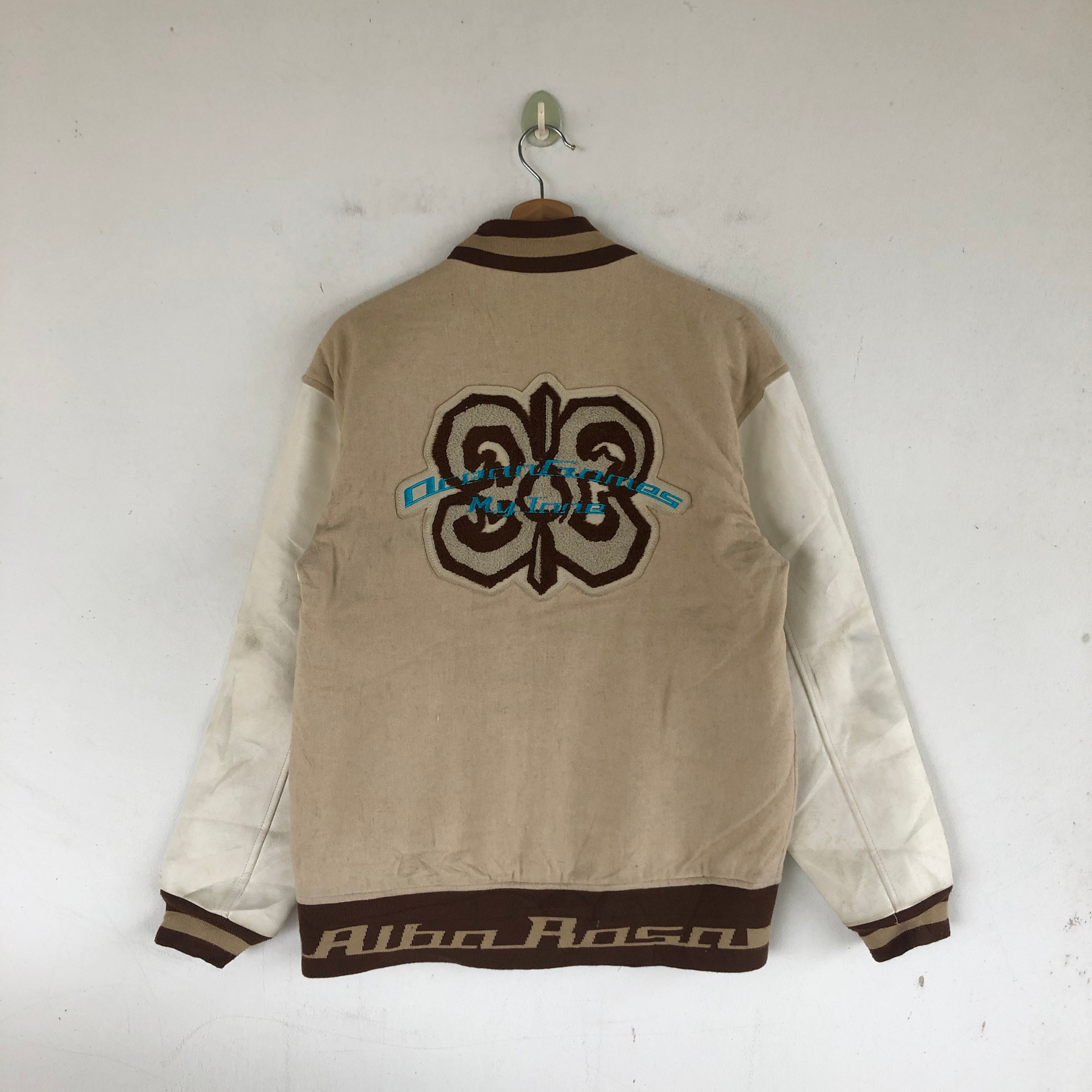 Vintage Alba Rosa Varsity Jacket 90s Alba Rosa Letterman Jacket Medium ...
