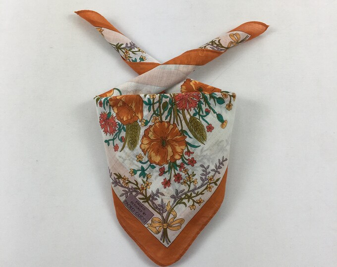 Vintage Paolo Gucci Handkerchief Gucci Bandana Authentic Luxury Womens ...