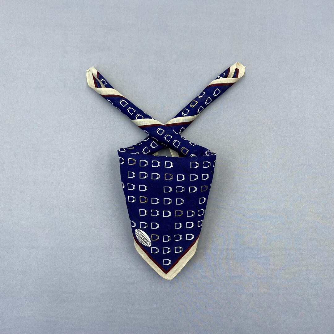 Vintage Paolo Gucci Handkerchief Auth Paolo Gucci Bandana Luxury ...