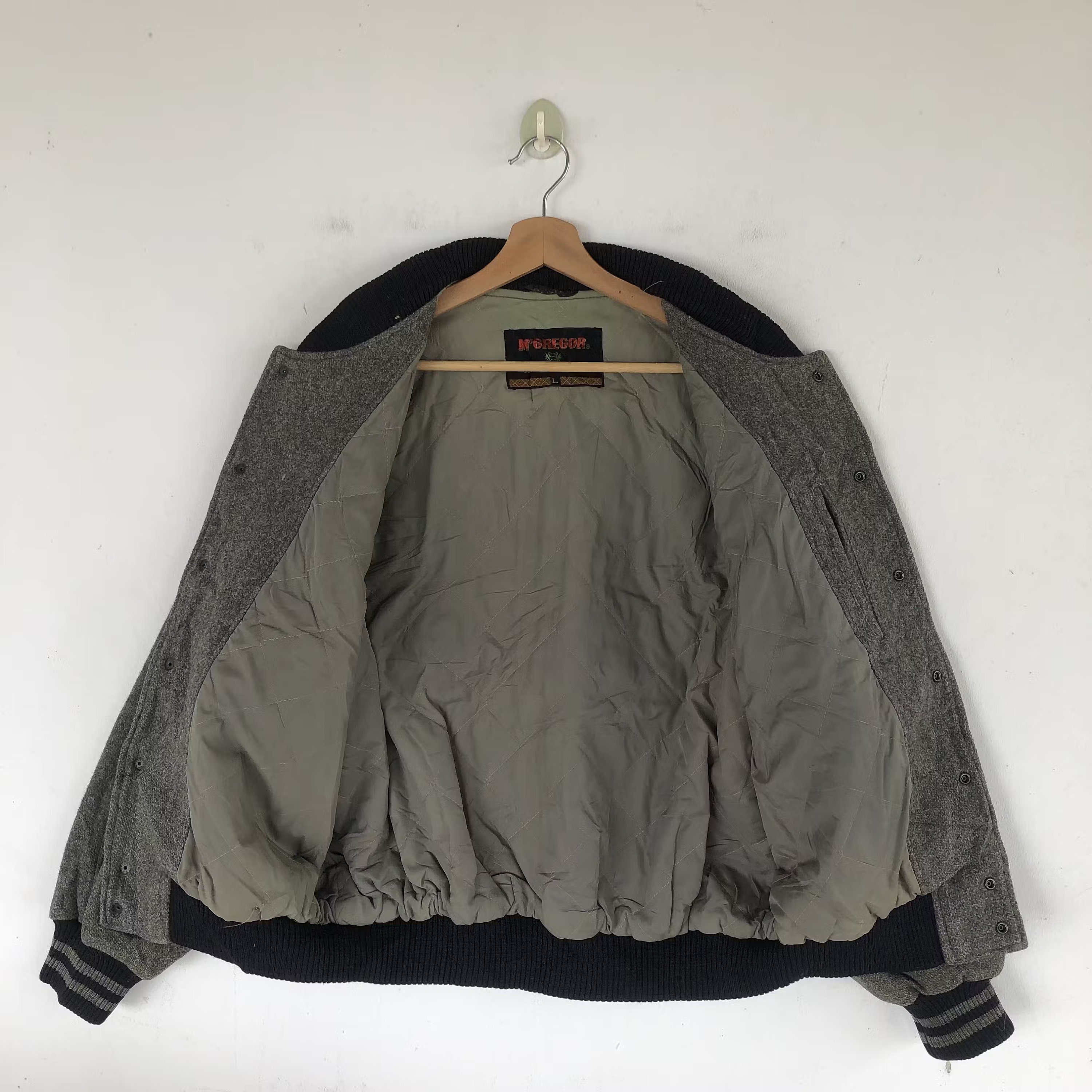 Vintage Mcgregor Varsity Jacket 90s Mc Gregor Letterman Baseball Jacket ...