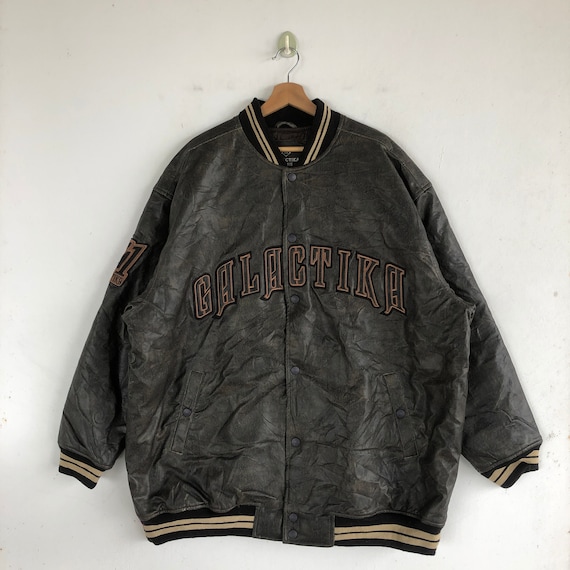 Vintage Galactika Varsity Jacket 90s Letterman Galact… - Gem