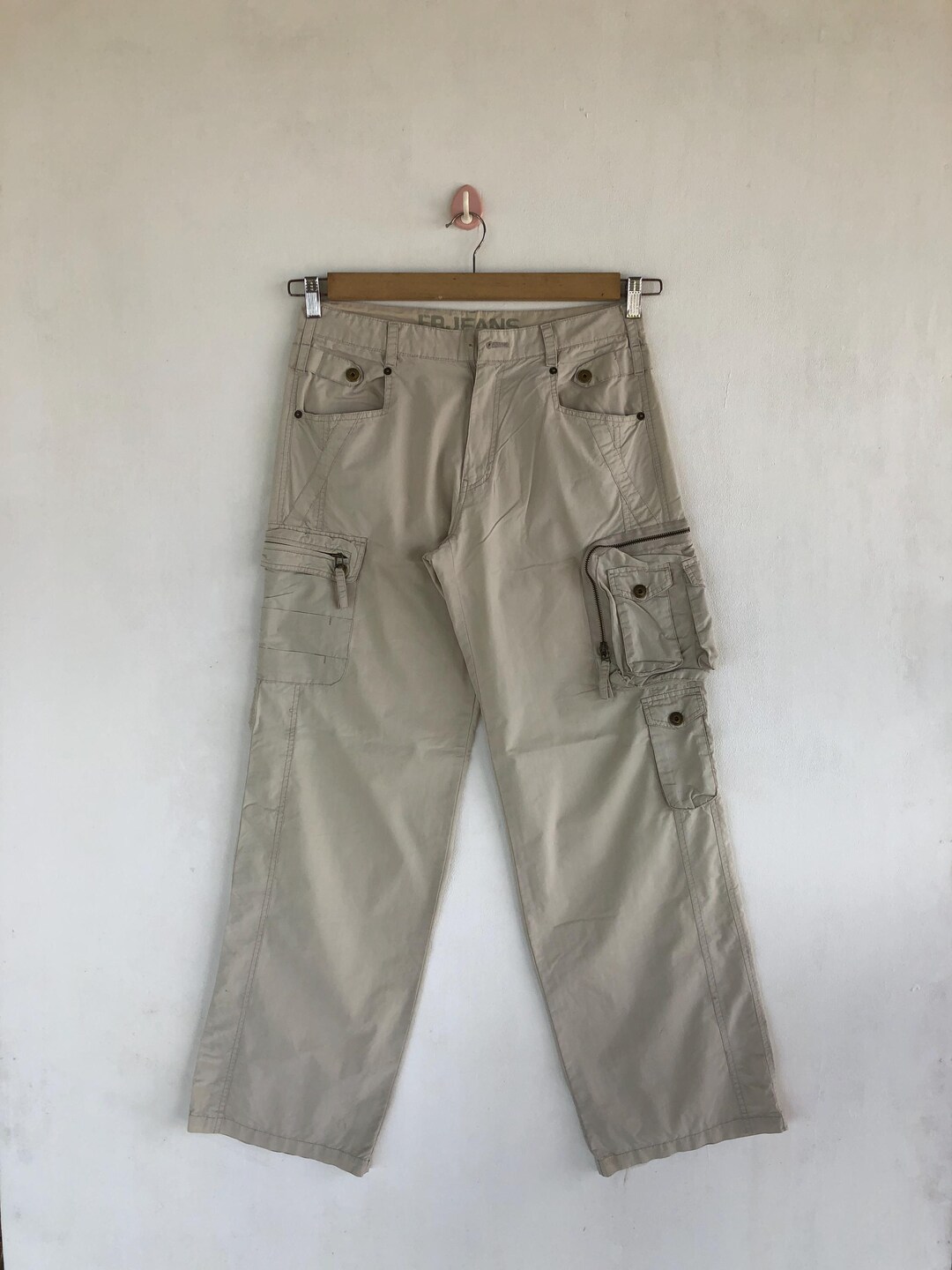 W30 Japanese Harajuku Techwear Cargo Pants Womens High Waist Multi ...