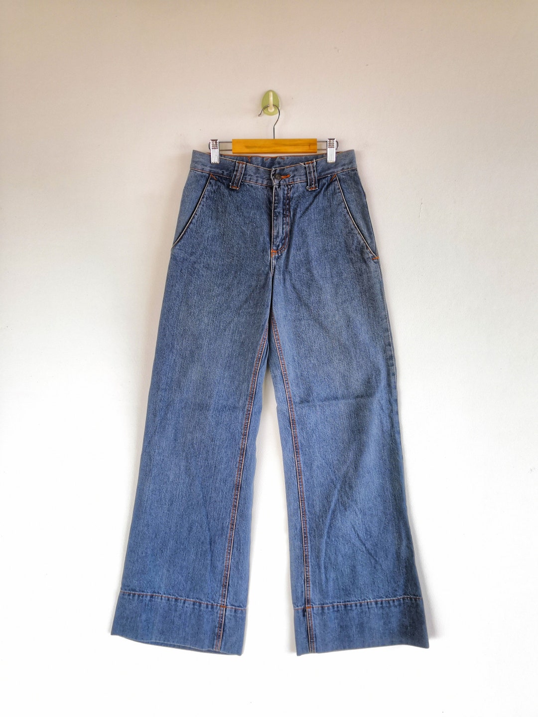 W26 Cheap Monday Loose Bell Bottom Jeans Cheap Monday Wide Leg - Etsy