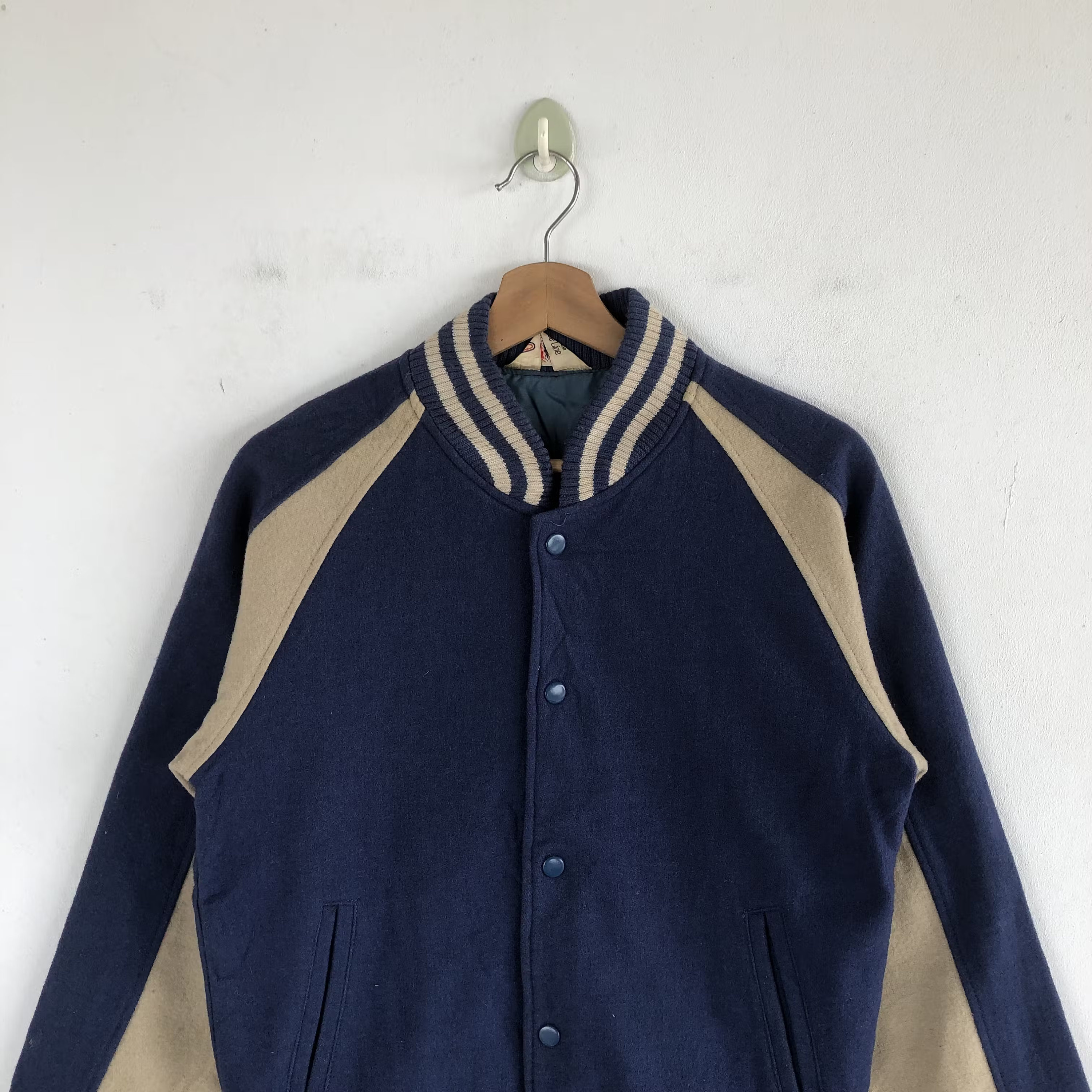 Vintage Japanese Varsity Jacket 90s University Jacket Xsmall Men's ...