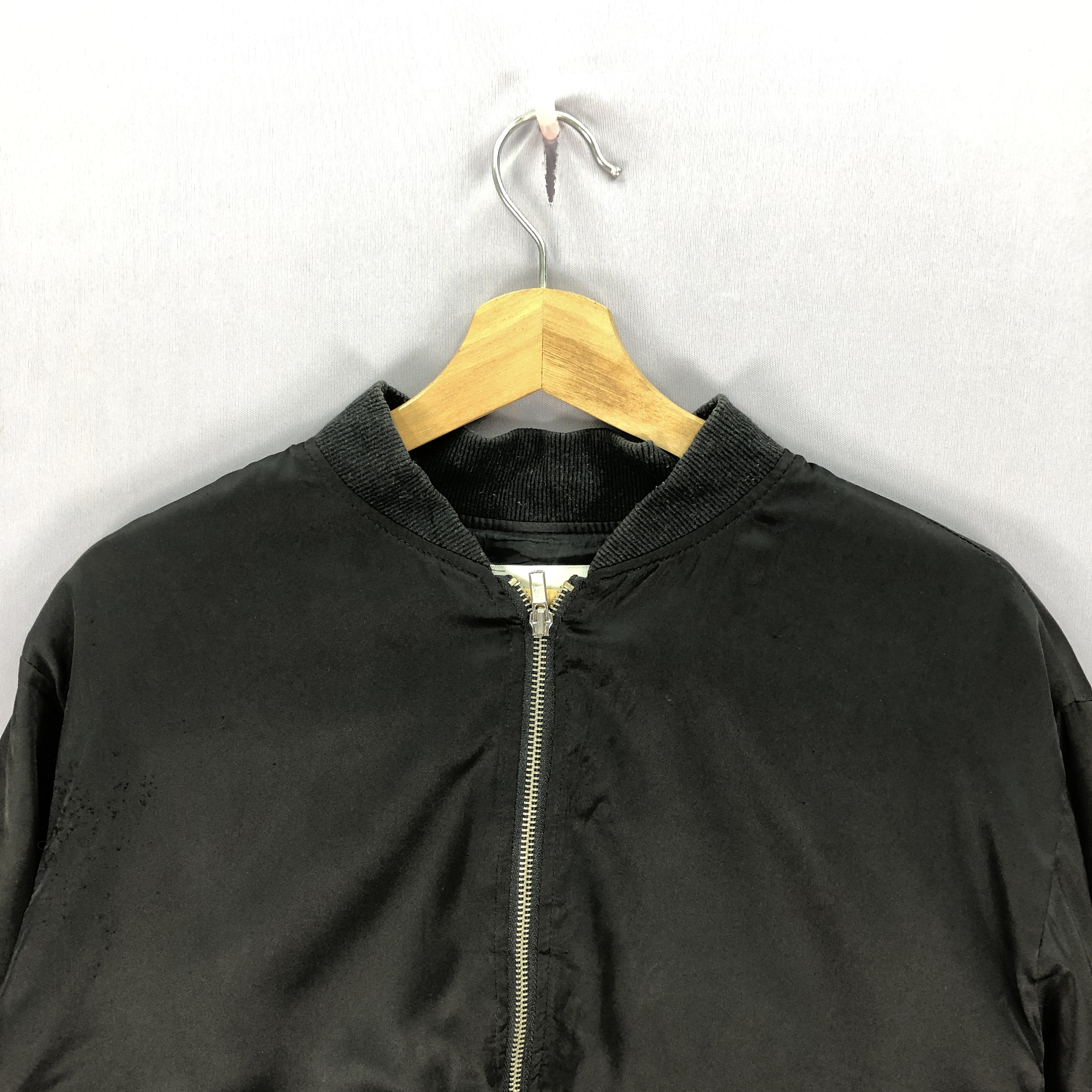 Vintage Archives Bomber Jacket Y2K Air Force Style Bomber Jacket Black ...