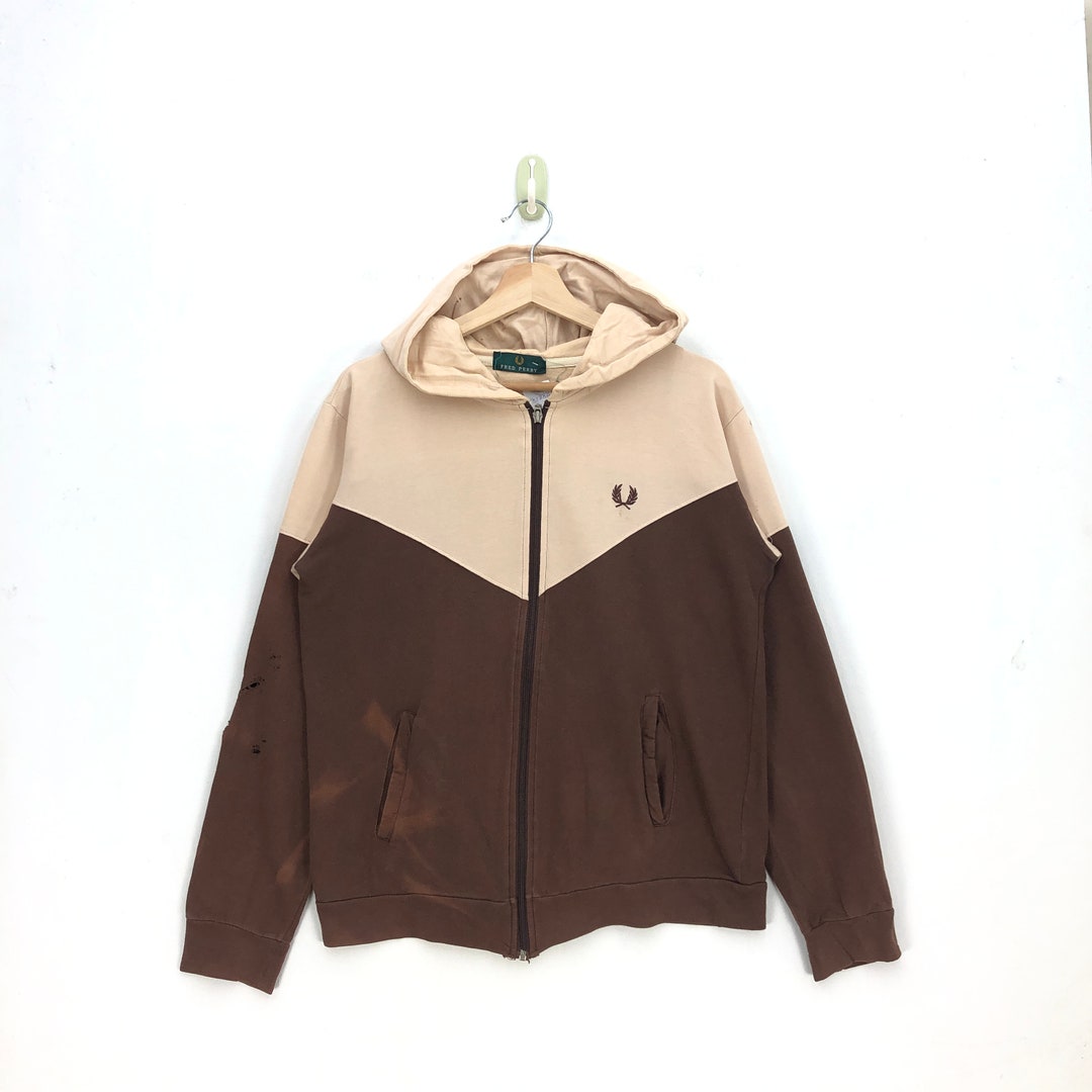 Vintage Fred Perry Hoodie Sweater Y2K Fred Perry Zipper Sweatshirt ...