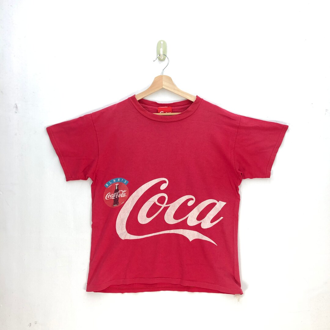 Vintage 1994 Coca Cola T Shirt Medium Coca Cola Spell Out Shirt 90s ...