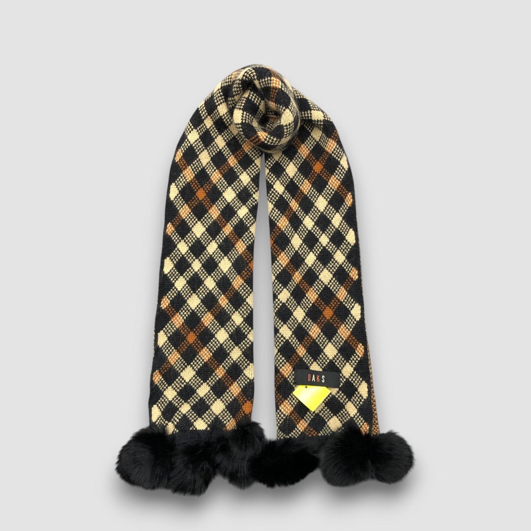 Vintage Daks London Wool Scarf Daks London Winter Lambswool Scarves ...