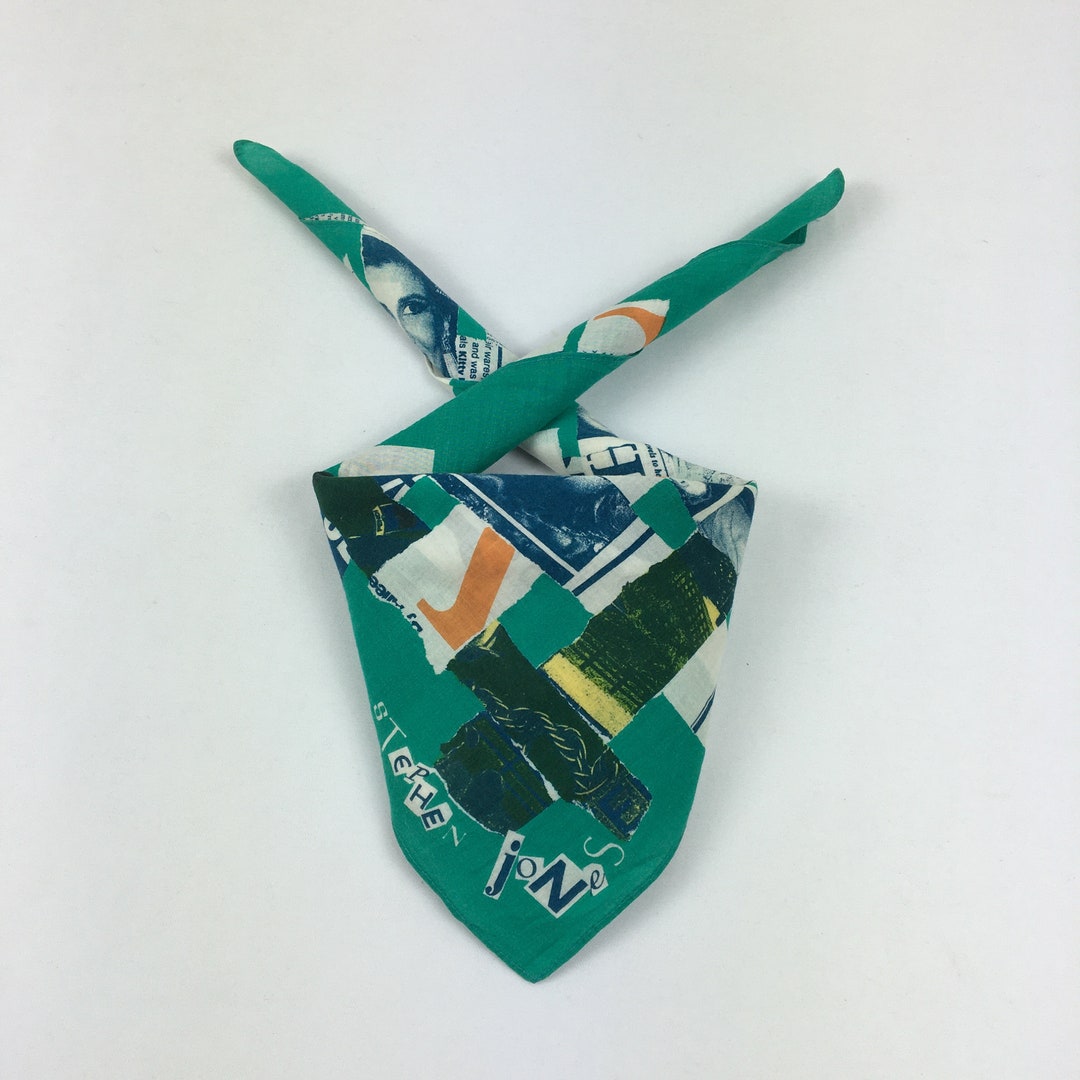 Stephen Jones Handkerchief Stephen Jones Neckerchief Bandana Neck Scarf ...