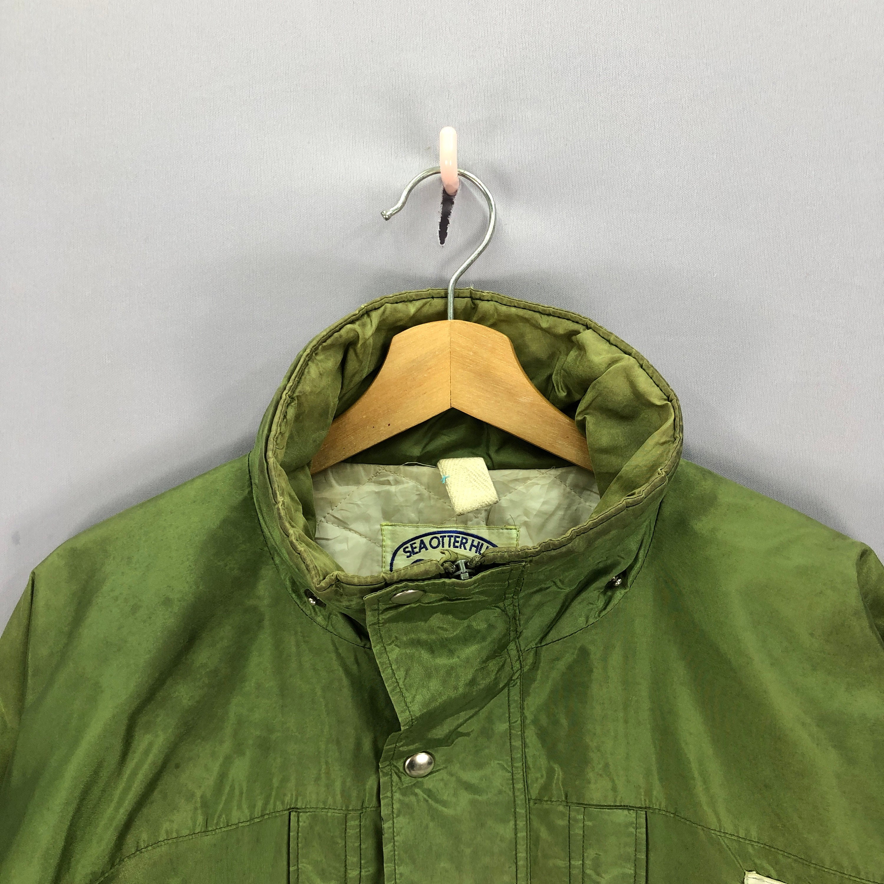 Vintage Sea Otter Hug Coach Jacket 90s Japanese Nylon Windbreaker ...