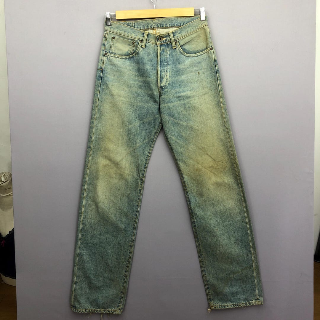 Size 30x34 Vintage Edwin 505x Selvedge Distressed Jeans 90s Edwin Women High Rise Pants Edwin ...