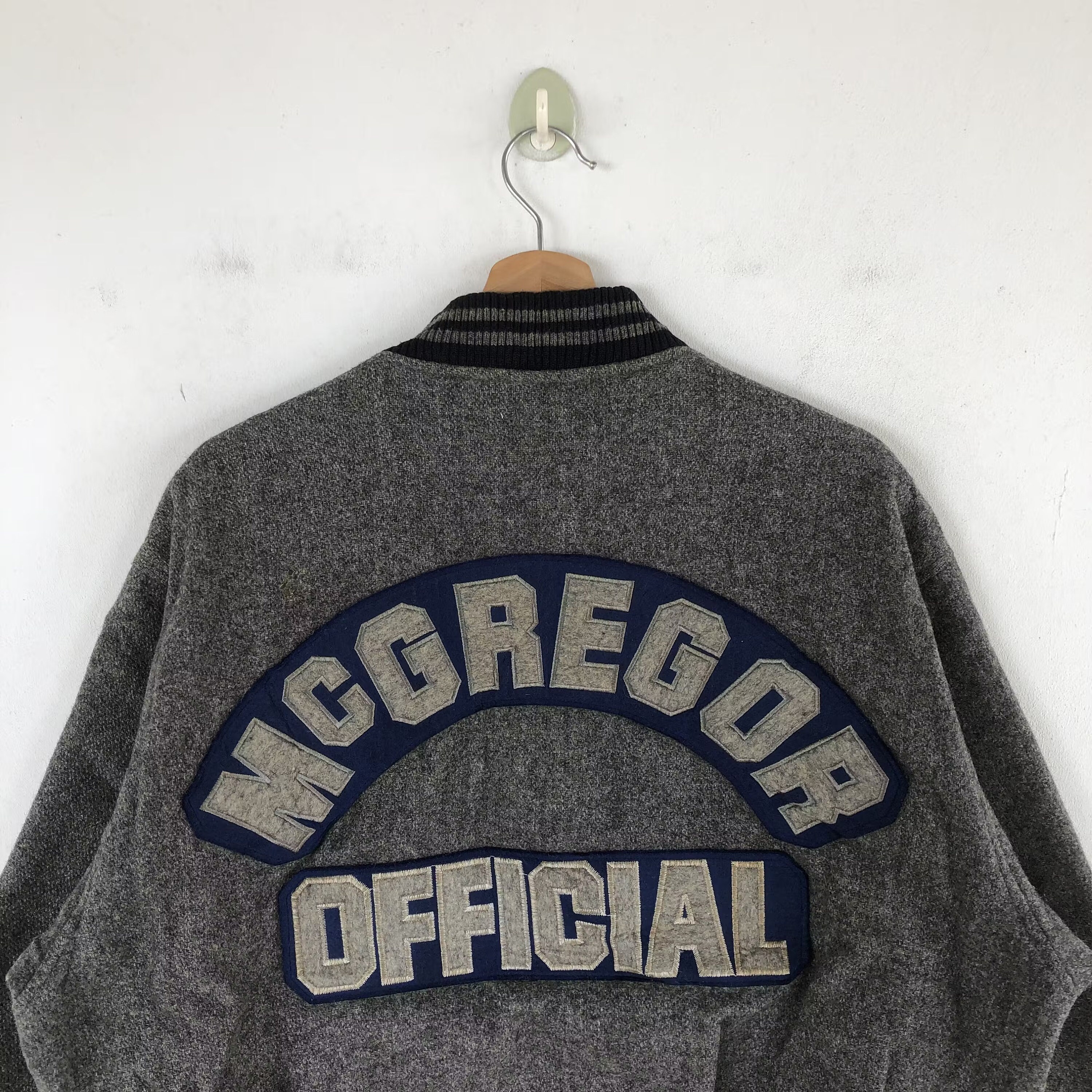 Vintage Mcgregor Varsity Jacket 90s Mc Gregor Letterman Baseball Jacket ...