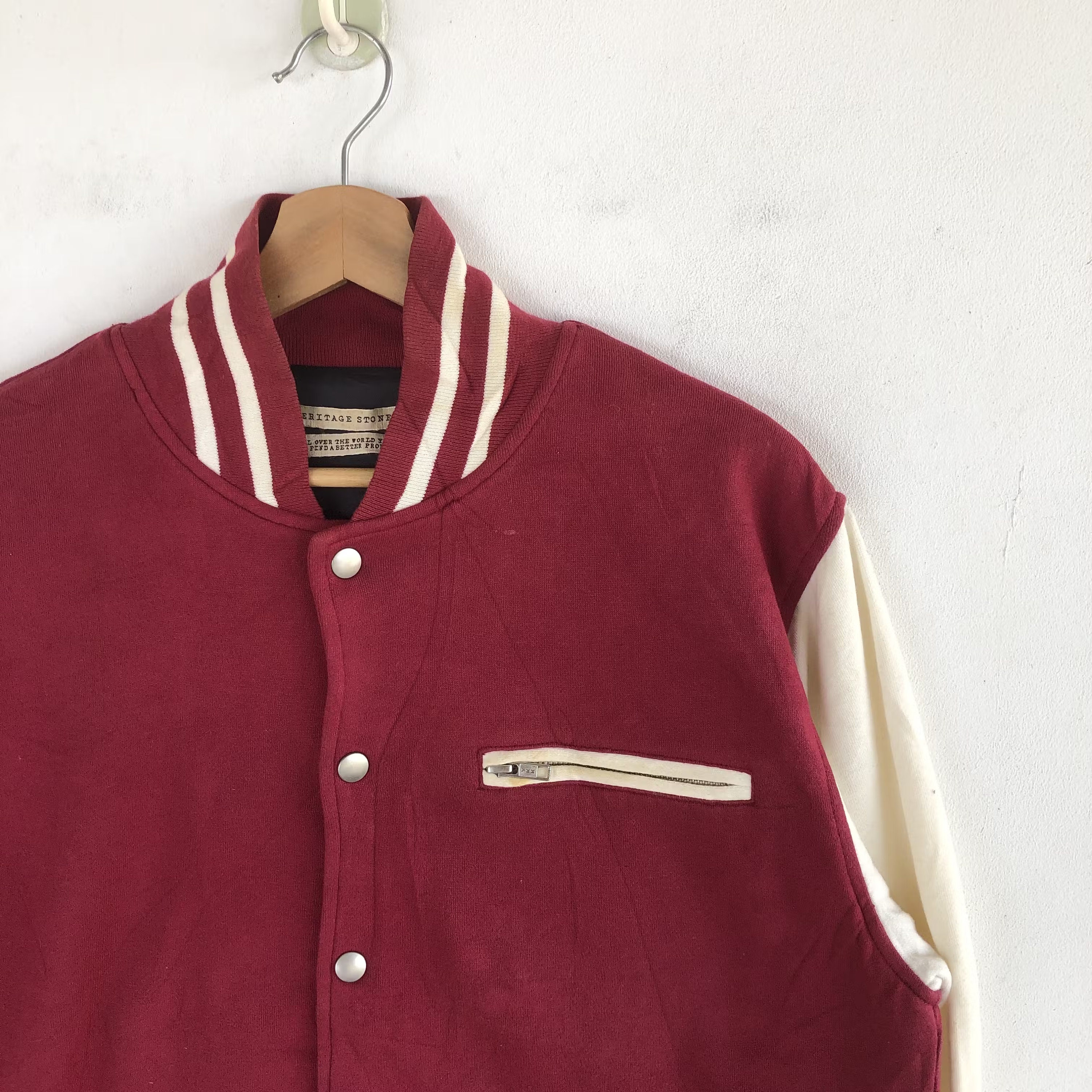 Vintage Japanese Varsity Jacket 90s University Jacket Small Men's ...